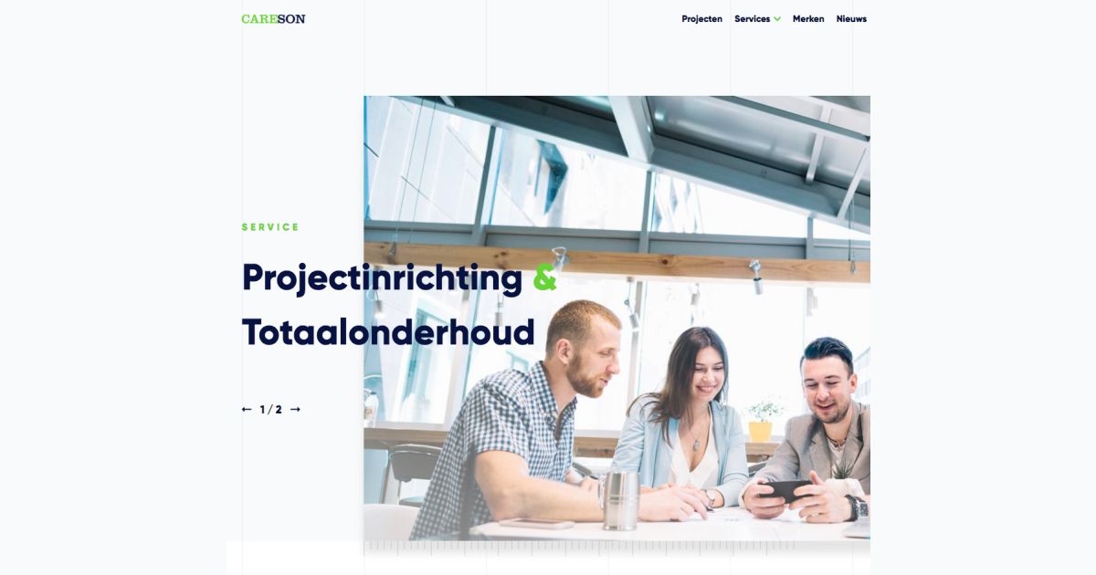 Nieuwe website voor Careson | Careson